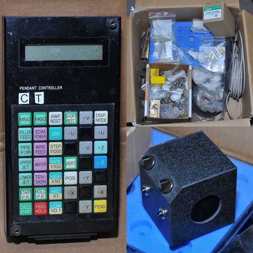 Fanuc a-0C Robocut CNC Wire-Cut Submerged EDM with 16-WC series NC Unit ...