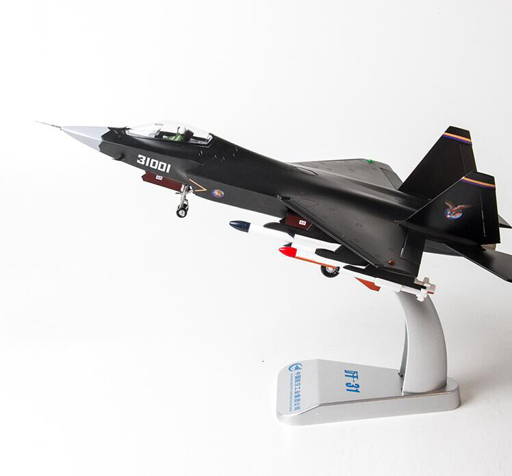 TEERBO China J-31 FIGHTER PLANE Original 1/48 diecast plane model ...