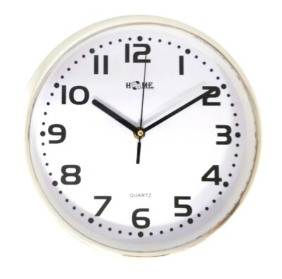11 inch Wall Clock For Home Office, Round Shape, White | eBay