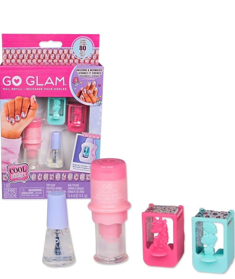 Go Glam Nail Refill Unicorns And Seashells | eBay