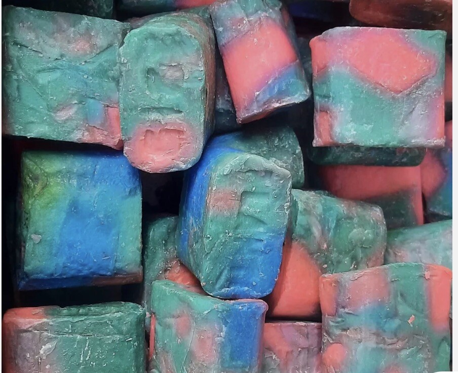 GHANA OZONE SOAP-NATURAL BRIGHTNER SOAP-GREEN, BLUE AND PINK (1 Piece ...