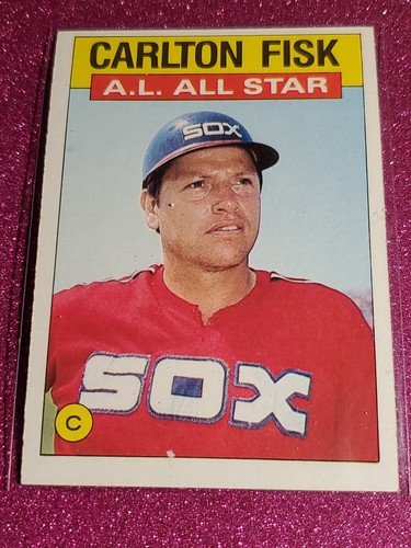 1986 Topps #719 AL All-Star Carlton Fisk - Chicago White Sox | eBay