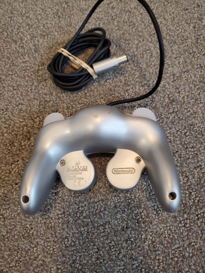 Official Nintendo GameCube Controller OEM DOL-003 Silver US Seller!! | eBay