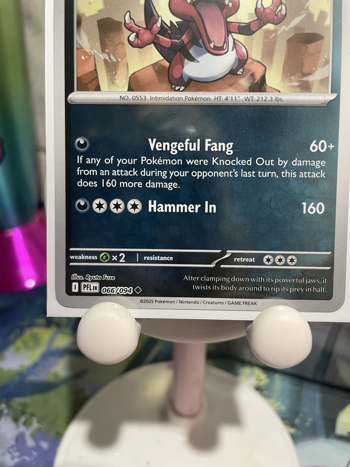 Krookodile 066/094 Me02: Phantasmal Flames Reverse Holo for sale online ...