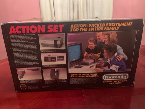 Nintendo NES Action Set Home Console - White/Gray for sale online | eBay