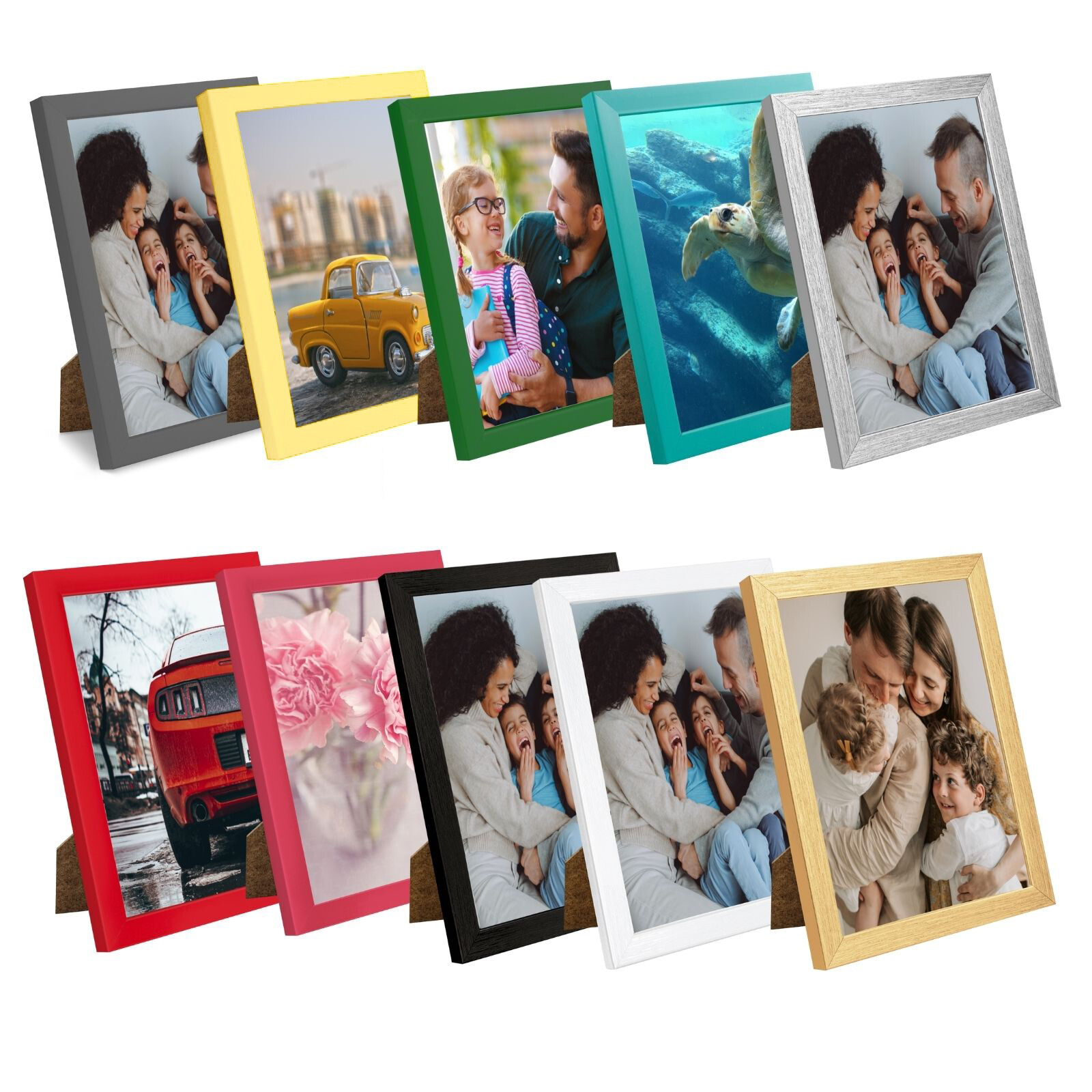 Picture frame 10x15cm to 50x70cm photo frame 10 colors and 9 sizes to ...