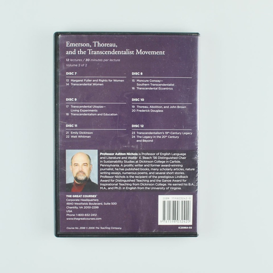 Emerson, Thoreau, and the Transcendentalist Movement (2006, MP3 CD ...