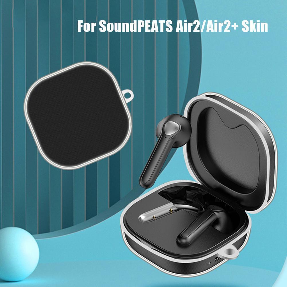 AU For SoundPEATS Air2/Air2+ Wireless Earbuds Case TPU Protector ...
