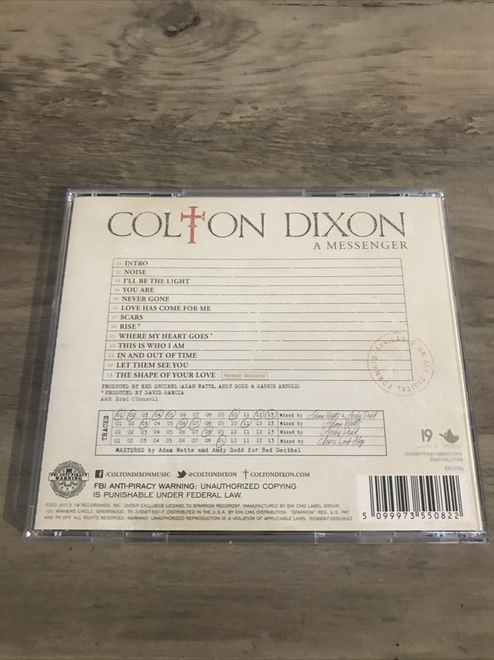 Colton Dixon A Messenger Cd | eBay