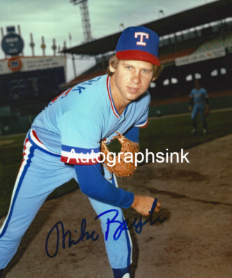 Mike Bacsik autographed 8x10 Texas Rangers #7 Free Shipping | eBay