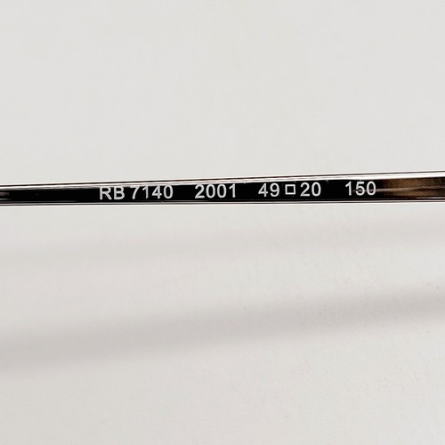 Ray Ban RB7140 Eyeglass Frames Round Phantos Eyewear Transparent 49-20 ...