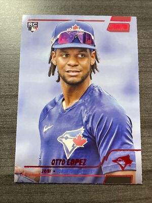 Otto Lopez 2022 TOPPS STADIUM CLUB RED FOIL ROOKIE #45 Toronto Blue ...