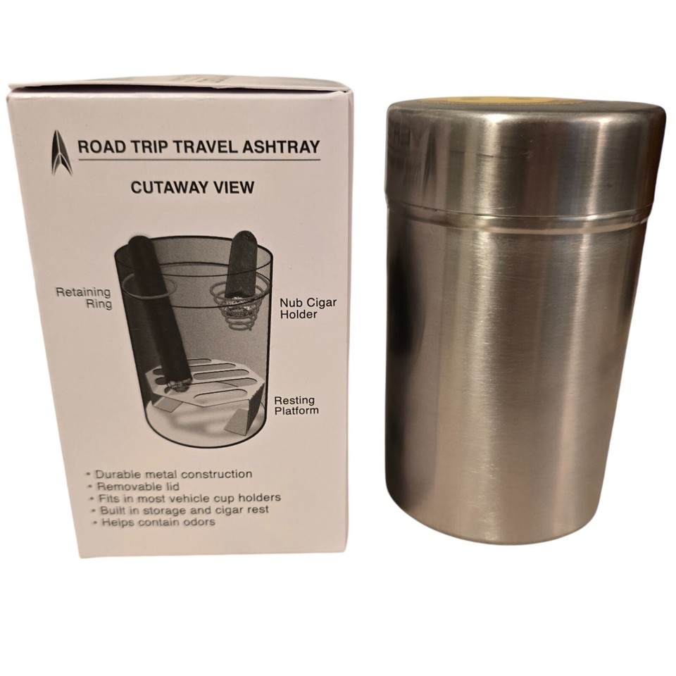 Vertigo by Lotus Road Ashcan Trip Travel Ashtray Cigars International ...