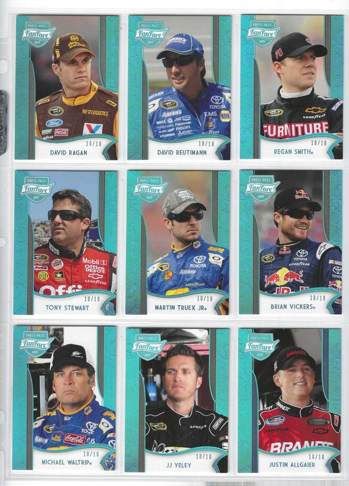 *2011 FanFare-HOLOFOIL PARALLEL-#70 Timothy Peters #10/10!-ONE CARD ...