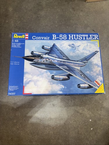 Revell 1/48 Convair B-58 Hustler Plastic kit #04337 Skill 5 From 2003 ...