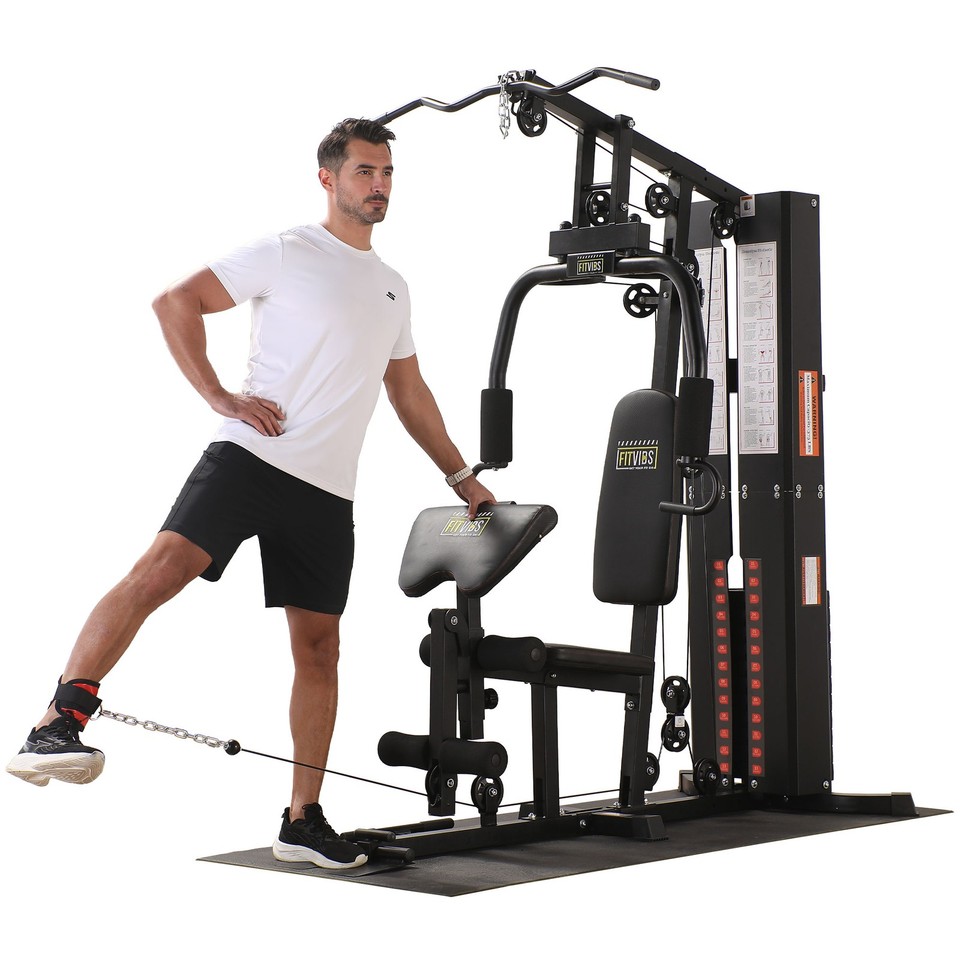 BalanceFrom Multifunctional Home Gym Workout Station Strength Training ...