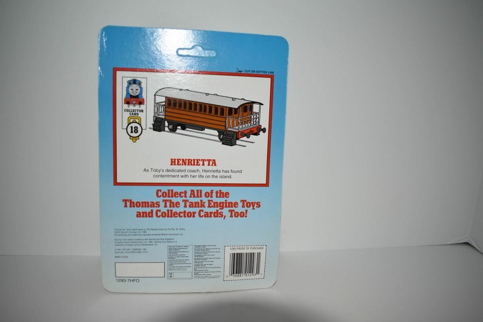 Ertl Shining Time Station Thomas the Tank Engine Henrietta 1992 MOC | eBay