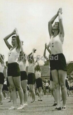 WW2 Picture Photo BDM Young women Bund Deutscher Mädel League German ...