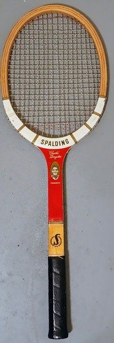 Vintage Spalding Pancho Gonzales Tournament Signature Wooden Tennis ...