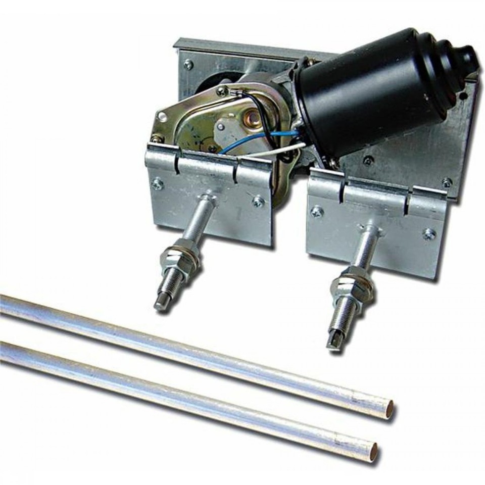 Universal Power Windshield Wiper Motor Kit Street Rod Hot Rod Chevy GM ...