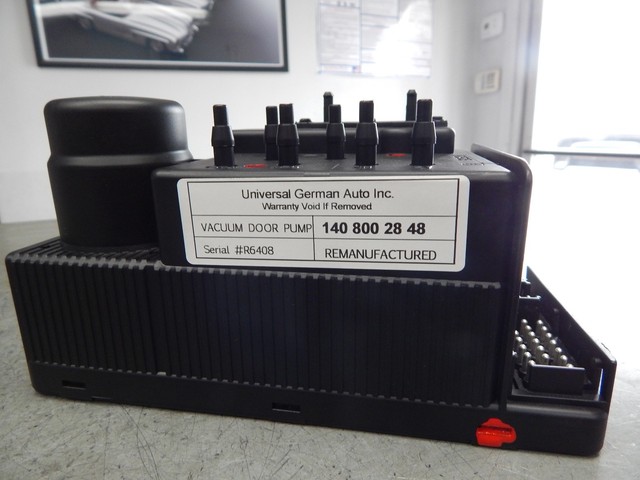 94 MERCEDES S500 Coupe W140 Central Door Lock Vacuum Pump OEM ...