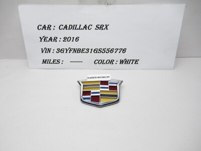 2013-2016 CADILLAC SRX Chrome Emblem Badge OEM | eBay