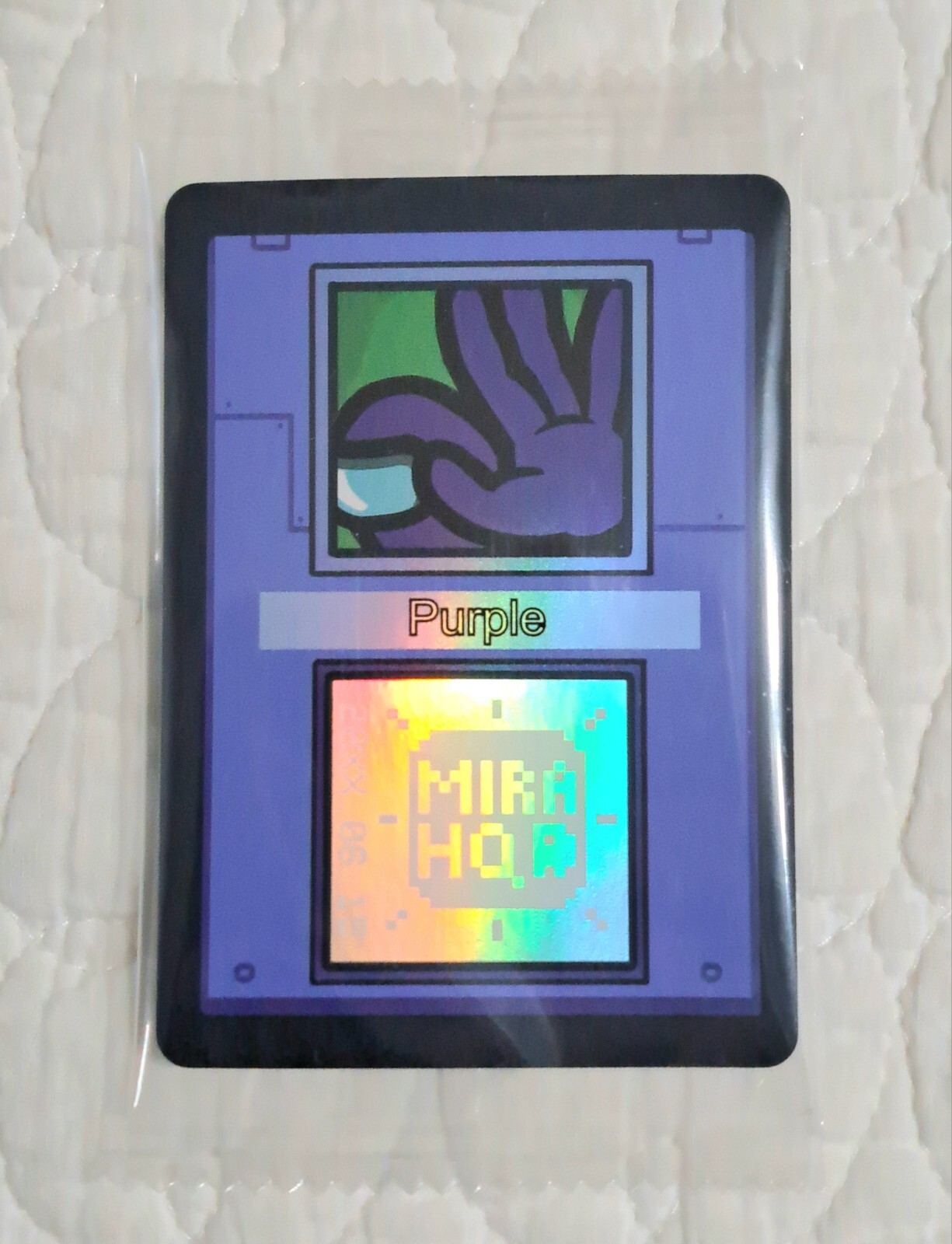 Among Us 1 of 12 Purple Special Mira HQ Holographic Access Card | eBay