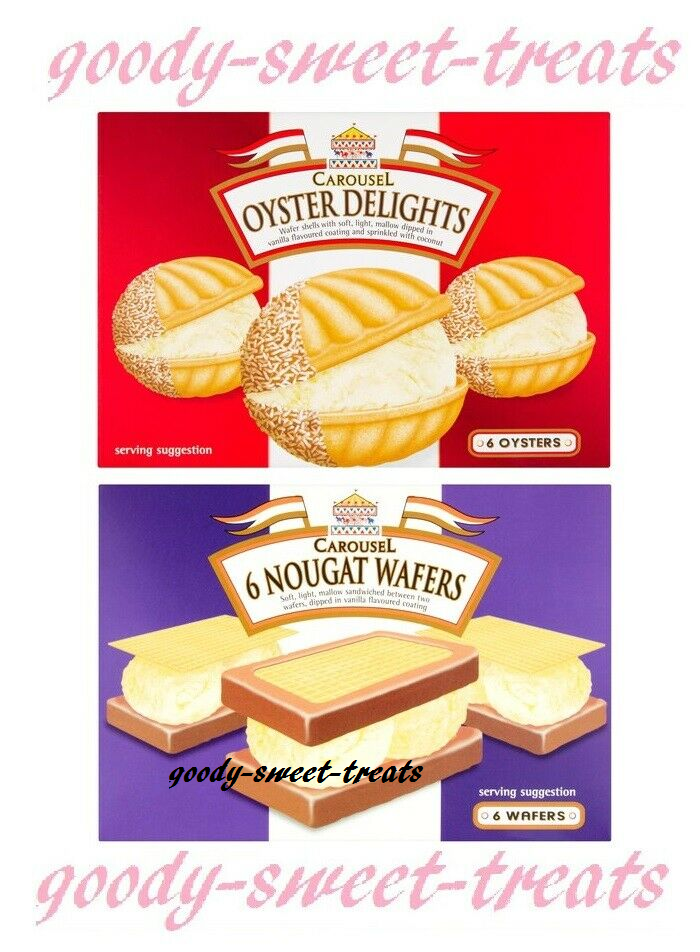 Carousel Oyster Delights & Carousel Ice Cream Nougat Wafers | eBay