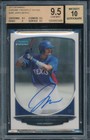 Jairo Beras Rangers 2013 Bowman Chrome Prospect Rookie Card rC BGS 9.5 ...
