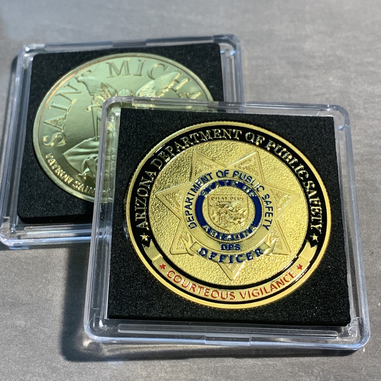 ARIZONA DEPT PUBLIC SAFETY Law Enforcement Police Prayer Challenge Coin ...