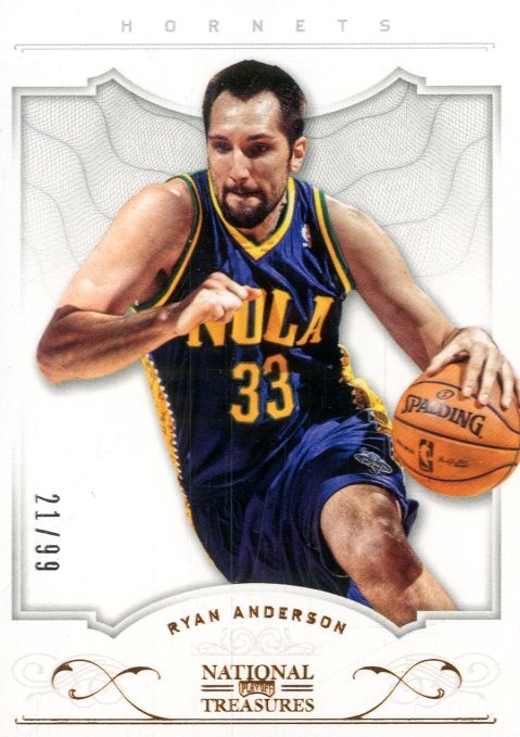 2012-13 Panini National Treasures Hornets Basketball Card #40 Ryan ...