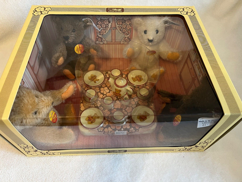 Steiff Teddy Bear Tea Party Set New in Box 0204/16 # 671 | eBay