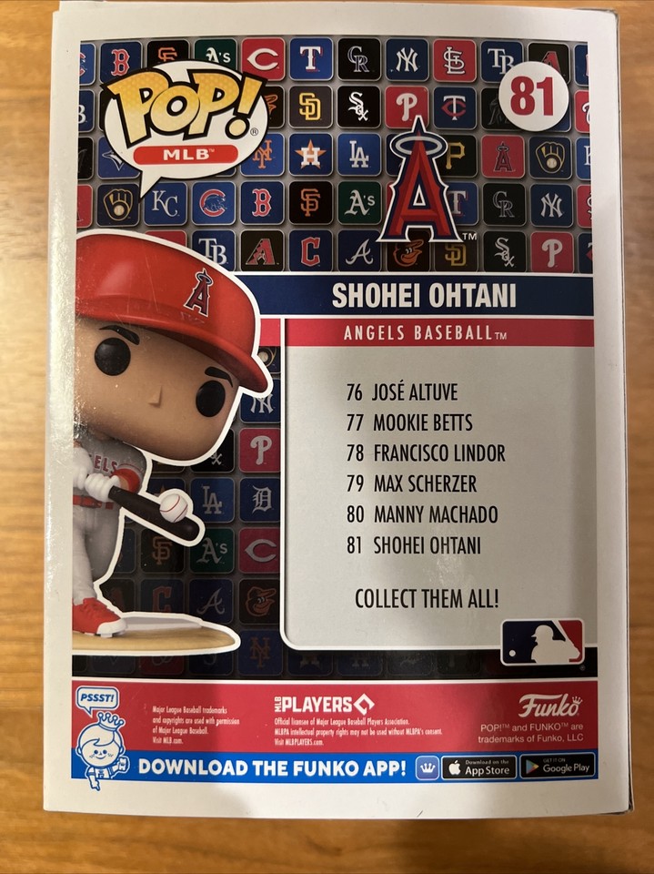Shohei Ohtani Funko Pop Los Angeles Angels Alternate Uniform Vinyl ...