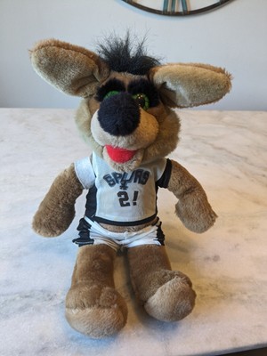 NBA San Antonio Spurs Mascot The Coyote Plush Toy Doll Large 17" Russ ...