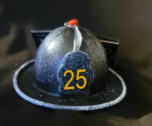 Black Fireman / Fire Fighter Helmet Christmas Ornament - NWT | eBay