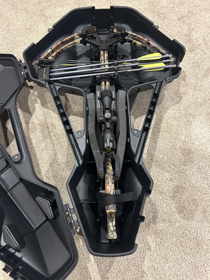 Ten Point Titan Xtreme Cross bow w/ Acu draw, scope, case and Bolts | eBay