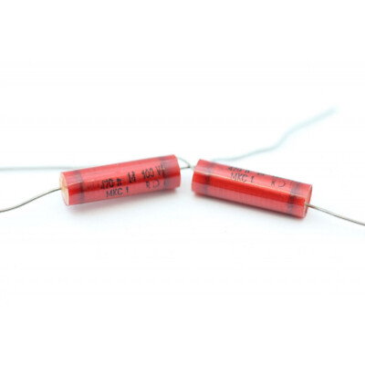 2 X POLYESTER CAPACITOR MKC1 470nF / 470K / 0.470uF 100V NOS (New Old ...