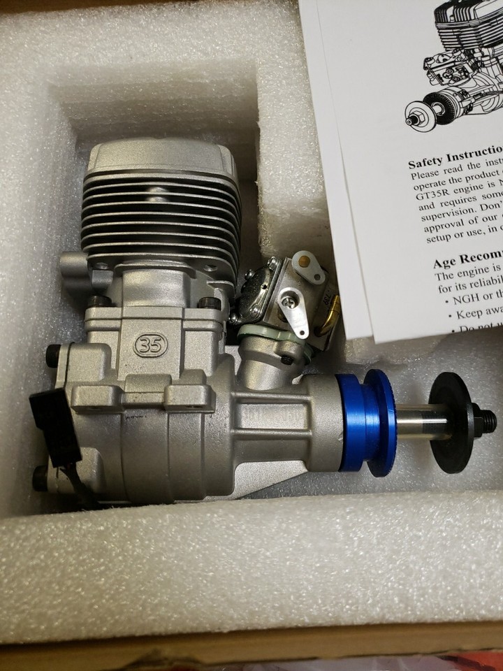 NGH Engine - NGH GT35R Gas Motor - 35cc Motor - high performance gas ...