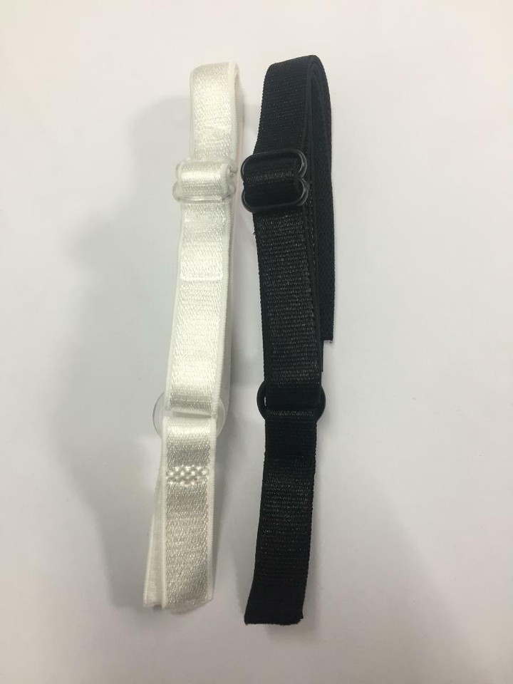Adjustable 10mm Black Ivory Bra straps Soft Lingerie Replacement Craft ...
