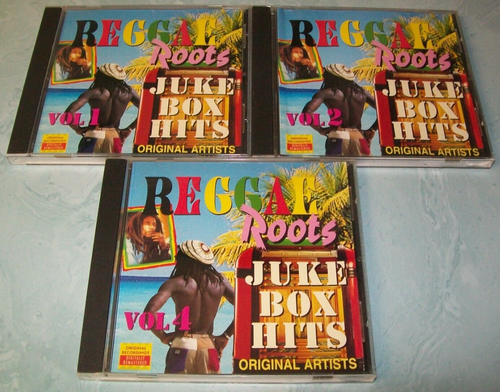 Reggae Roots Juke Box Hits Vol 1, 2 and 4 by Various Artists (3-CD Lot ...