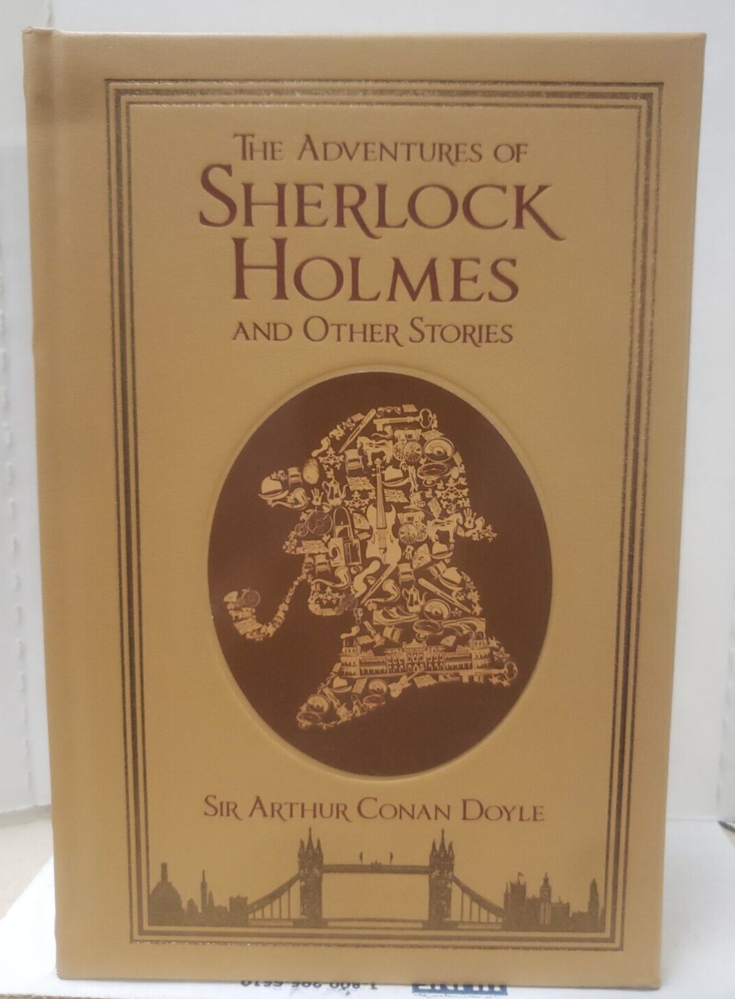 THE ADVENTURES OF SHERLOCK HOLMES Arthur Conan Doyle Leather bound ...