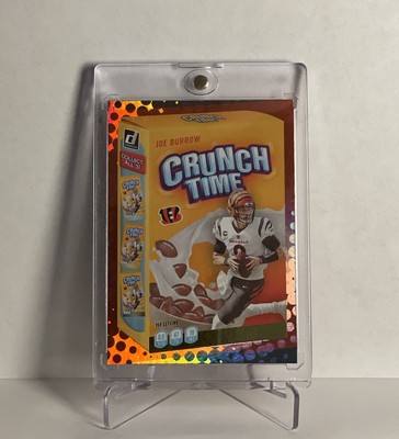 🔥2022 Panini Donruss Joe Burrow Crunch Time Galactic SSP Case Hit #CT-4 ...