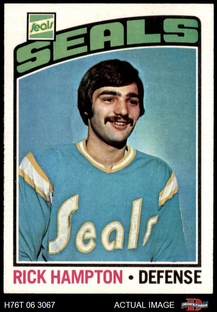 1976 Topps #113 Rick Hampton Golden Seals 8 - NM/MT | eBay