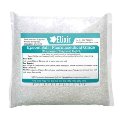 EPSOM BATH SALTS | 10KG BAG | Pharmaceutical Grade | Magnesium Sulphate ...