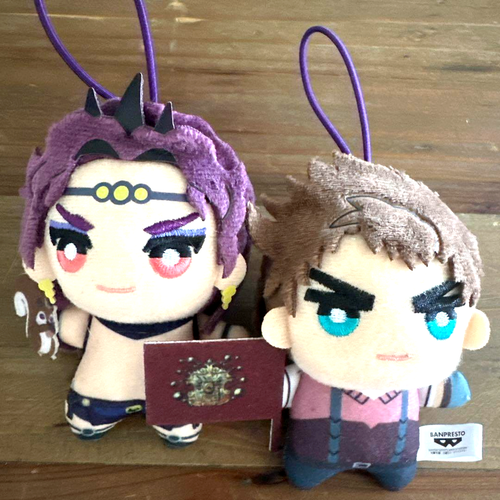 JOJO'S BIZARRE ADVENTURE Chimi ttomonui Joseph Kars Plush set of 2 ...