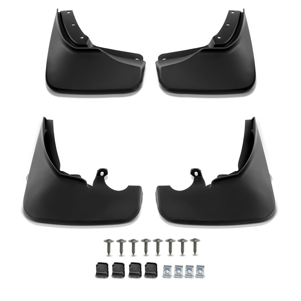 4PCS Front & Rear Mud Flaps Splash Guards Splashguards for Ford ...