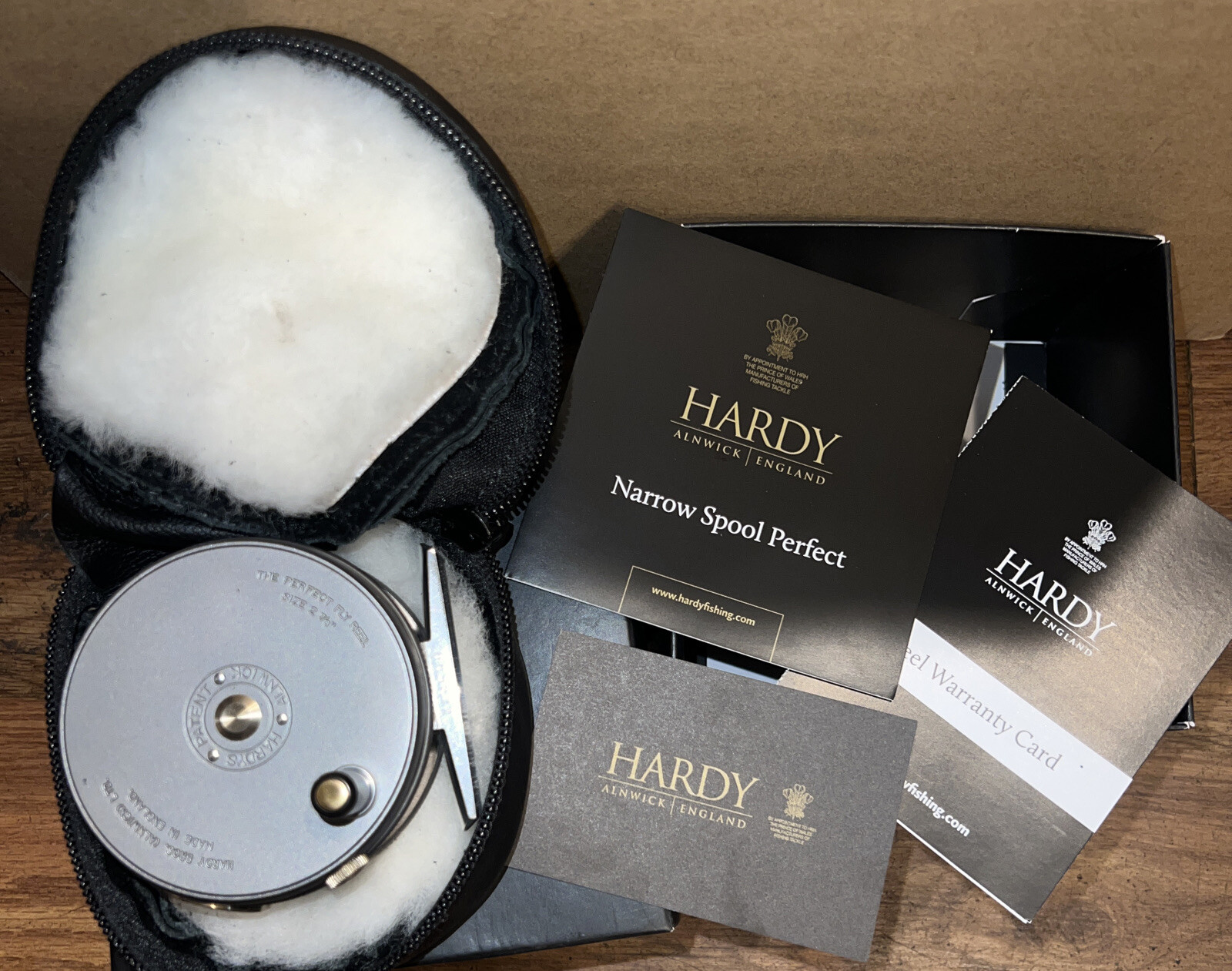Hardy HRENSPR010 Narrow Spool Perfect Fly Reel - Gun Metal for sale ...