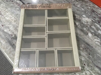 NEW Tim Holtz idea-ology Configuration 9 Boxes For Findings TH92884 ...