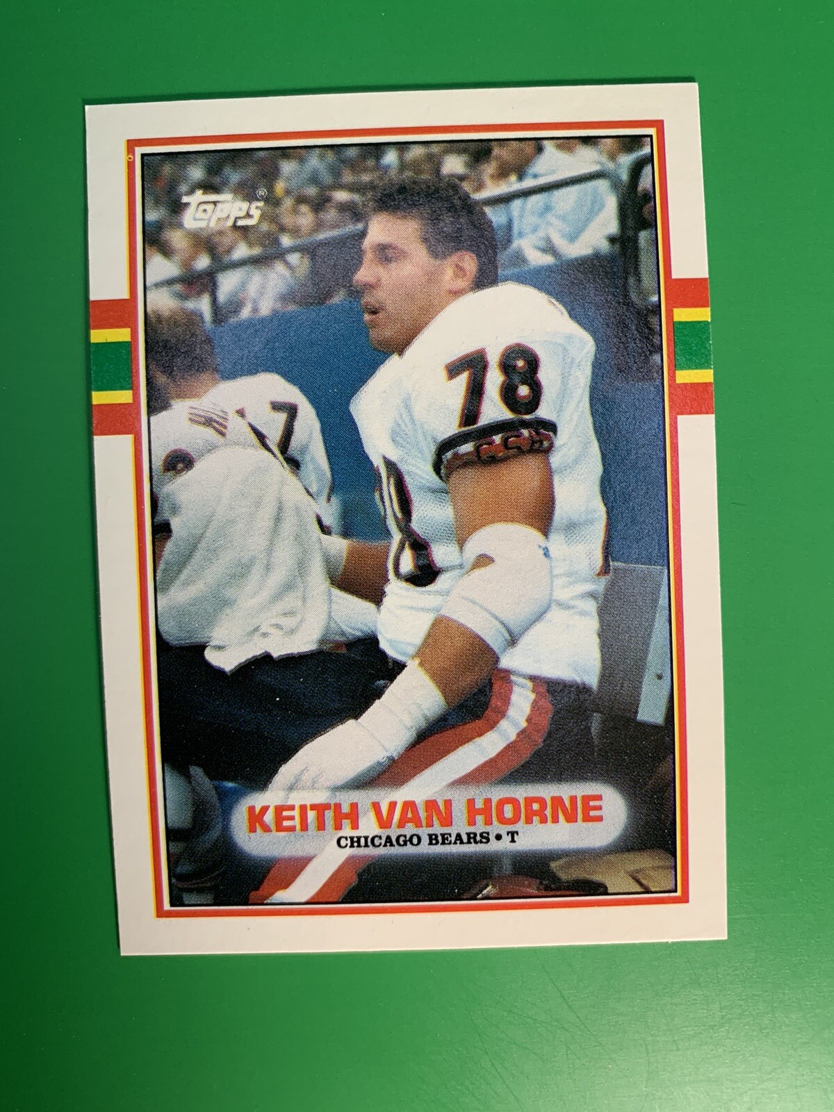 1989 Topps Keith Van Horne RC #123T Chicago Bears | eBay