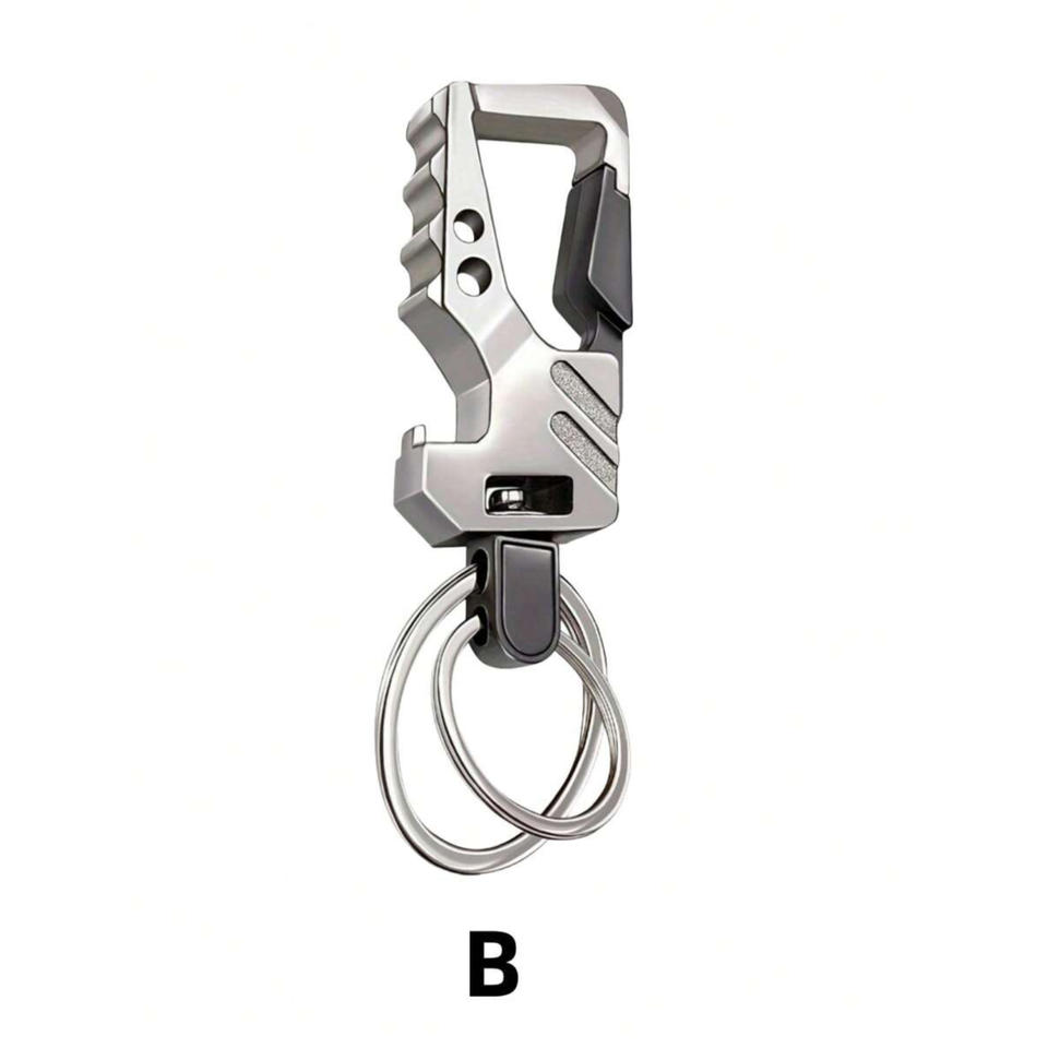 1/2x Keychain & Bottle Opener Automatic Tactical Carabinr EDC Keychain ...